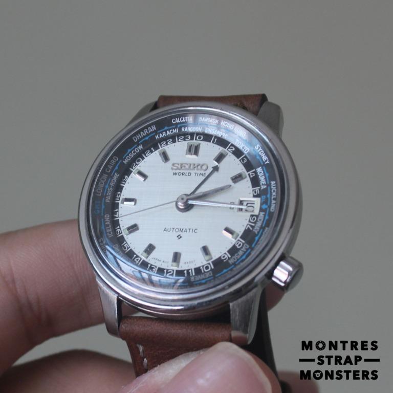 Seiko 6217 "World-Time" Vintage Automatic Watch (1964 Olympic Caseback ...