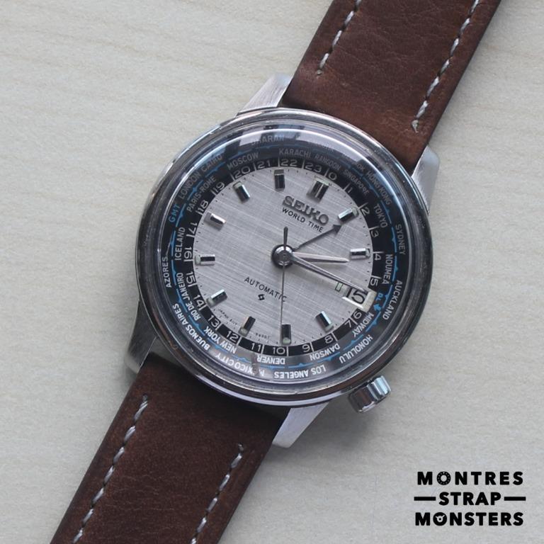 Seiko 6217 "World-Time" Vintage Automatic Watch (1964 Olympic Caseback ...