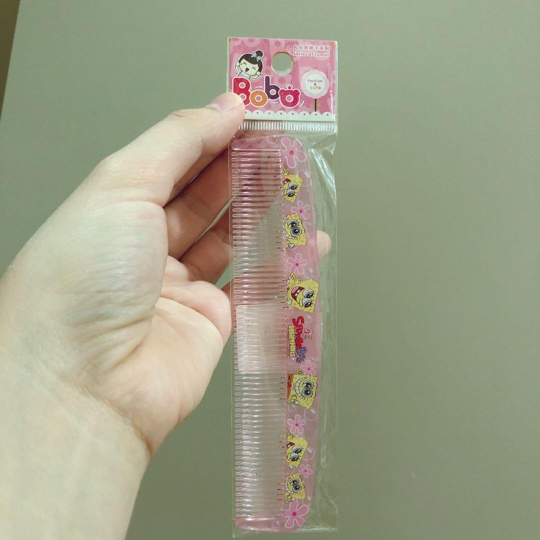 Spongebob squarepants hair comb, Beauty & Personal Care, Hair on Carousell