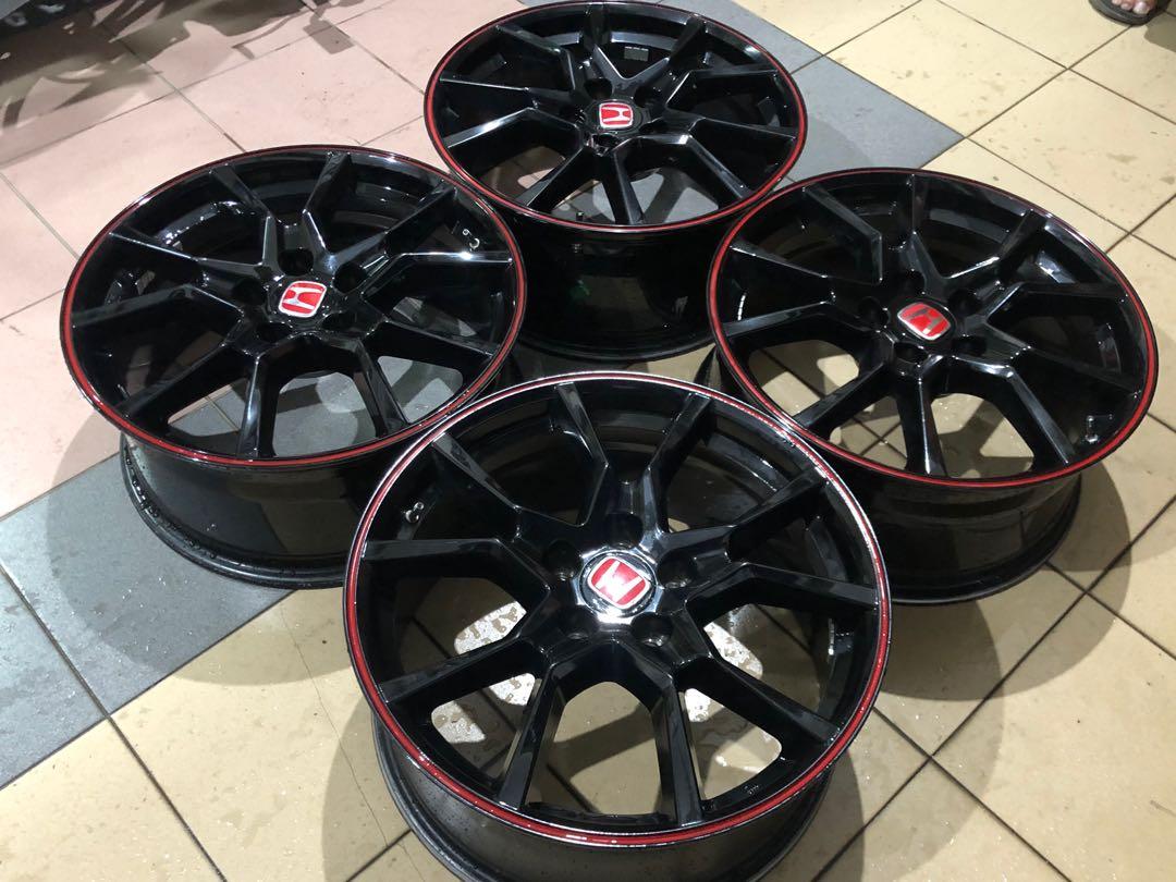 Sport Rim Honda Type R 18 Design, Auto Accessories on Carousell