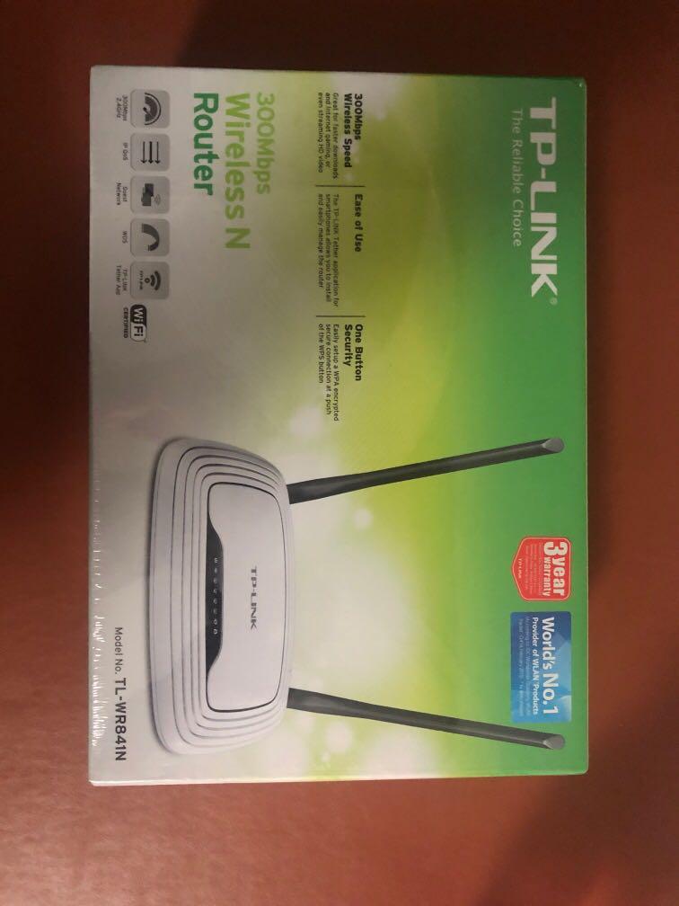 Tp link wireless router tl wr841n, Electronics, Others on Carousell