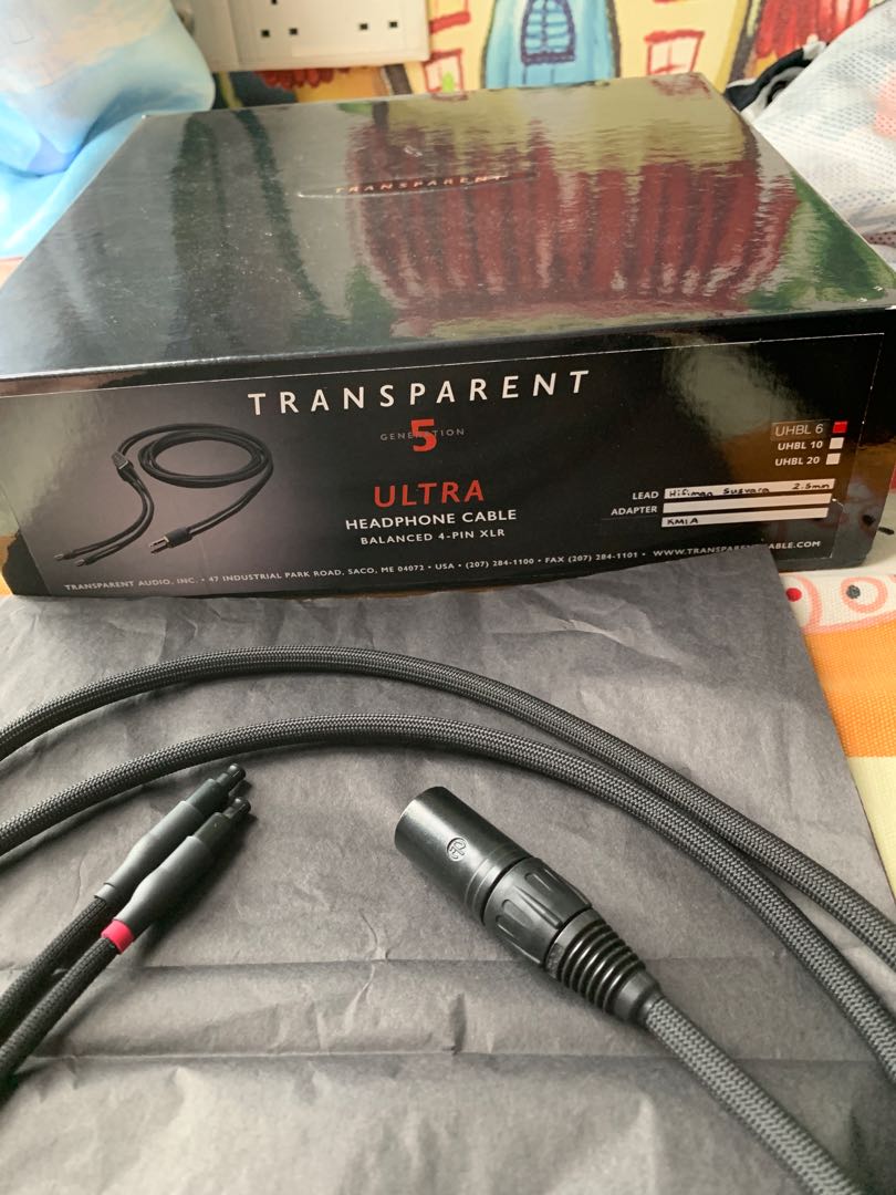 Transparent ULTRA HEADPHONE CABLE hd800/hd800s/hd820, Audio, Portable ...