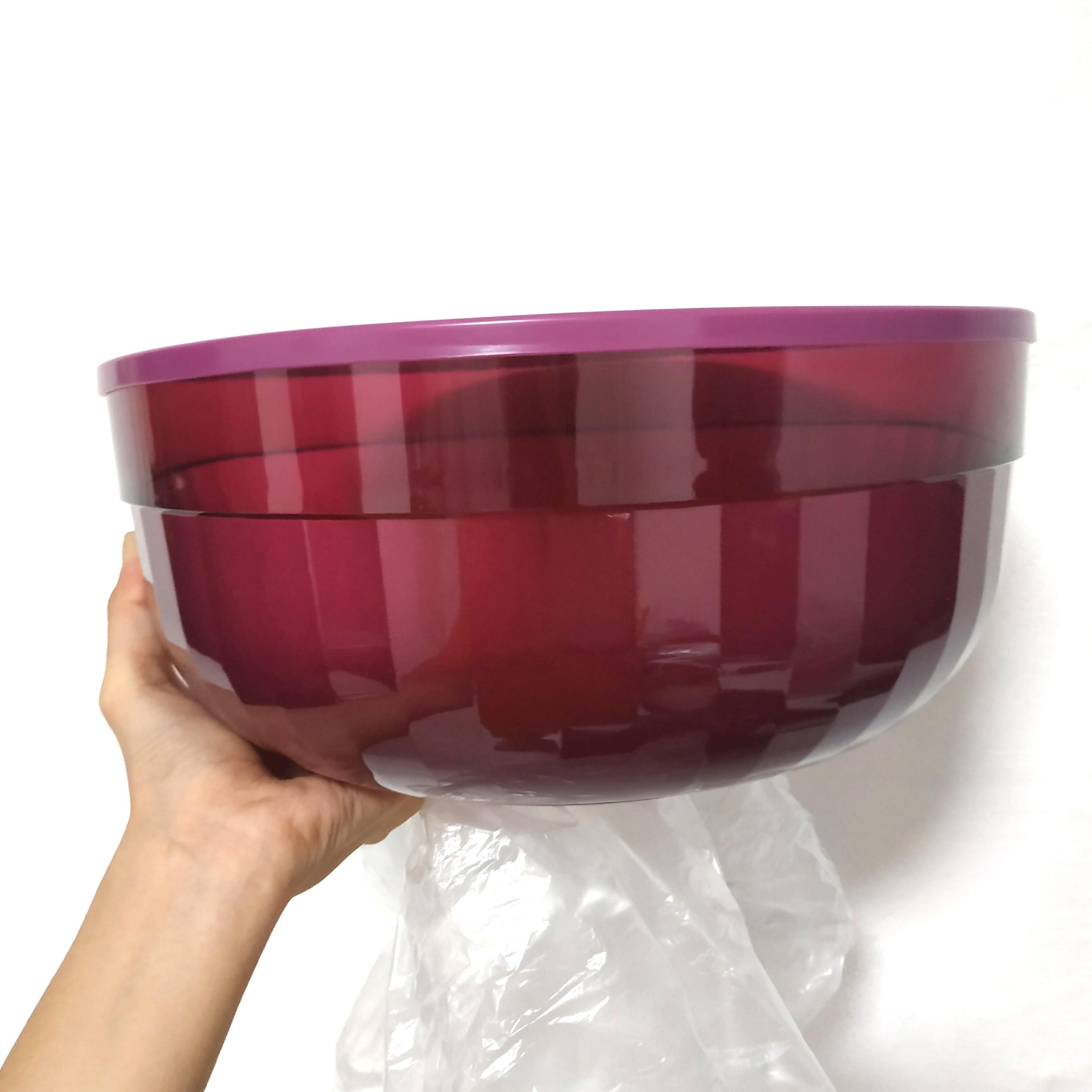 Tupperware 6L Large Cocktail/ Punch Bowl Container, Furniture & Home ...