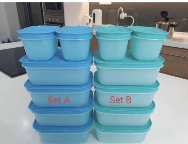 Tupperware Chill Freeze Set(6), TV & Home Appliances, Kitchen ...