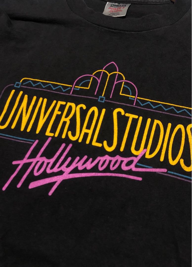 Vintage 90s Universal Studios Hollywood, Men's Fashion, Tops & Sets ...