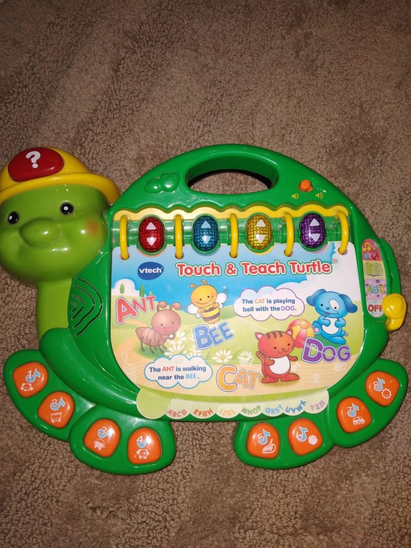 Vtech alphabet touch and teach turtle REPRICED!, Babies & Kids, Infant ...