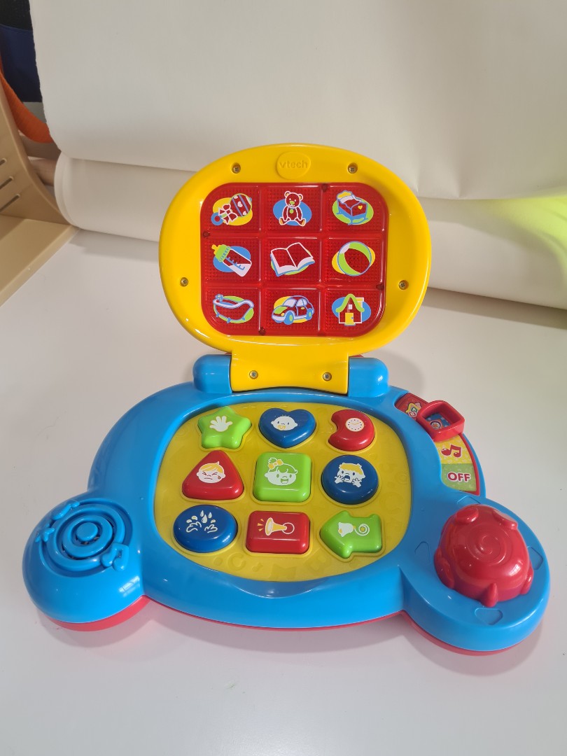 VTECH baby Learning Laptop, Hobbies & Toys, Toys & Games on Carousell