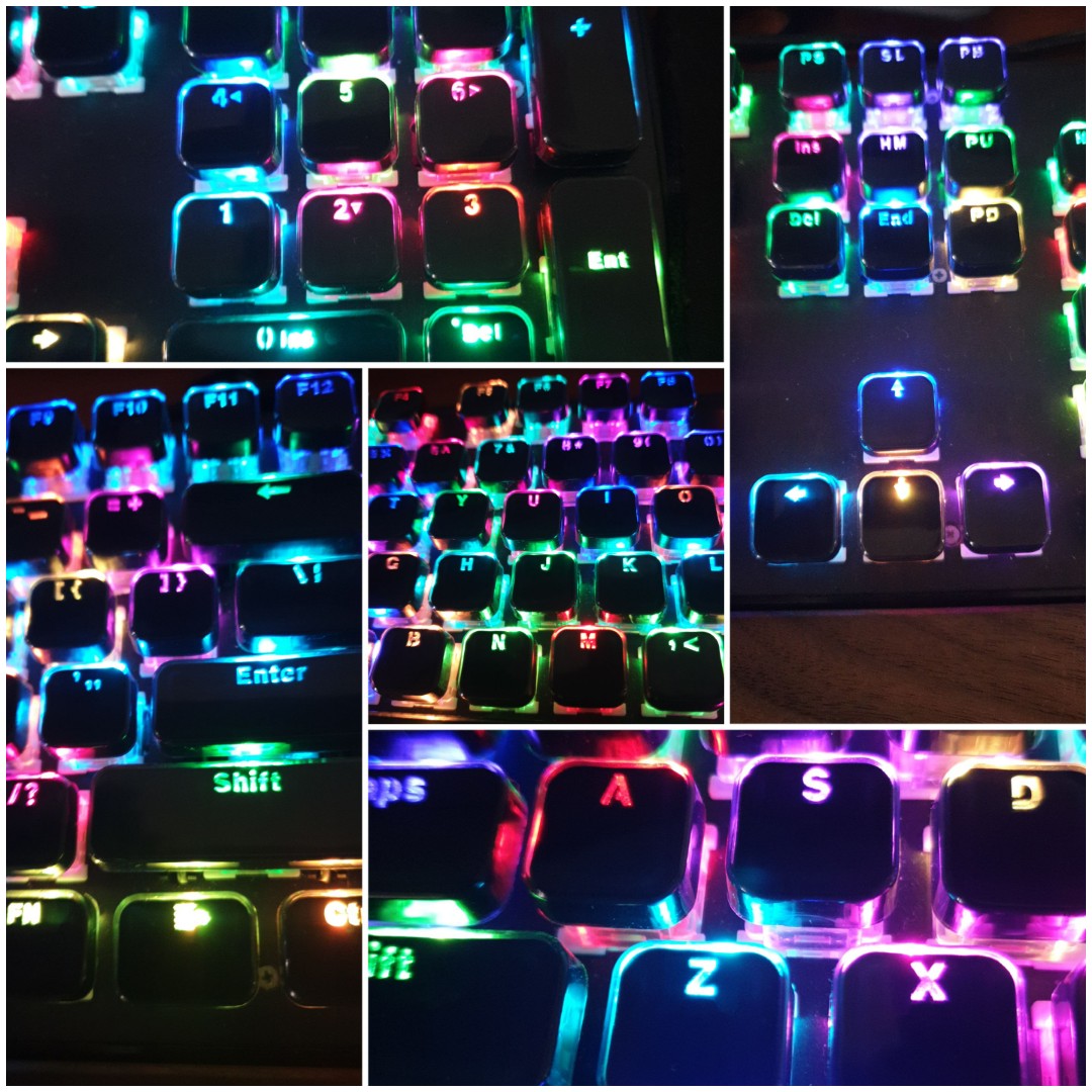 104 Acrylic Chiclet Style Keycap for mechanical switches, Computers ...