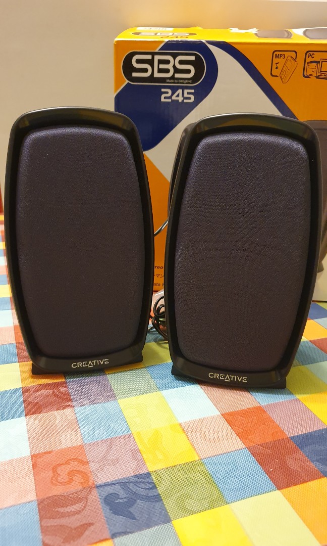全新 Creative 電腦喇叭 SBS 245 Speaker, 音響器材, Soundbar、揚聲器、藍牙喇叭、耳擴 - Carousell