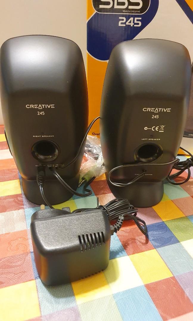 全新 Creative 電腦喇叭 SBS 245 Speaker, 音響器材, Soundbar、揚聲器、藍牙喇叭、耳擴 - Carousell