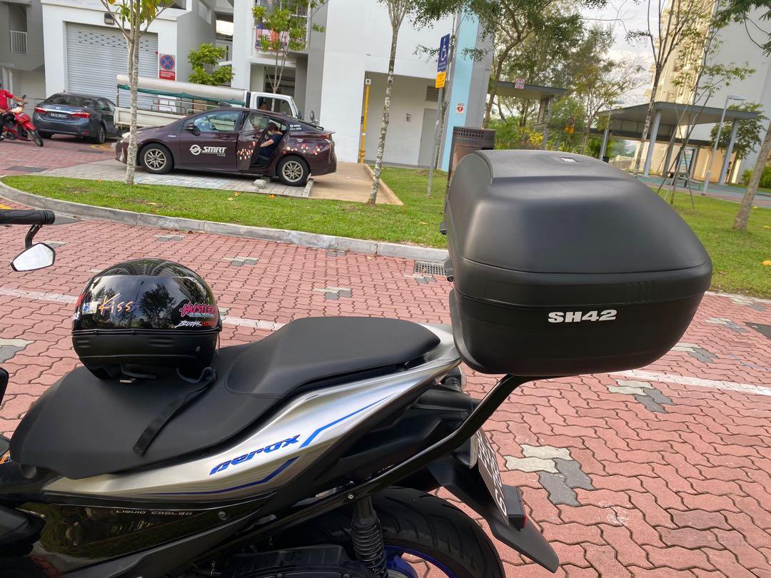 Aerox box, Motorcycles, Motorcycle Accessories on Carousell