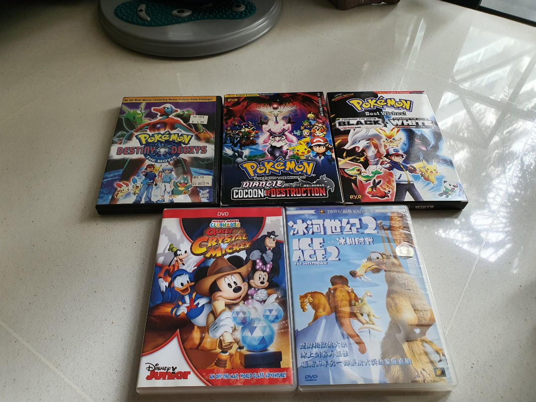 ASSORTED DvDs - Pokemon, Disney Junior And Ice Age2, Hobbies & Toys ...
