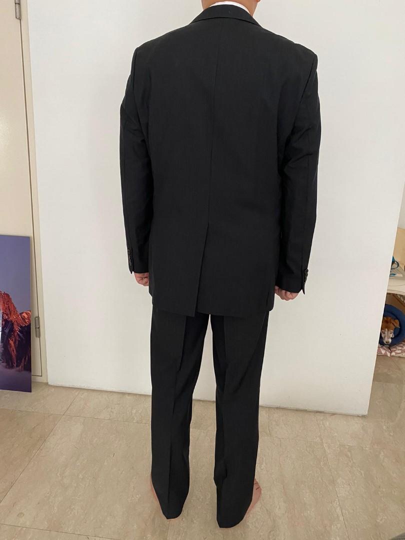 Boss Men Suit Size 52, Men's Fashion, Tops & Sets, Formal Shirts on ...