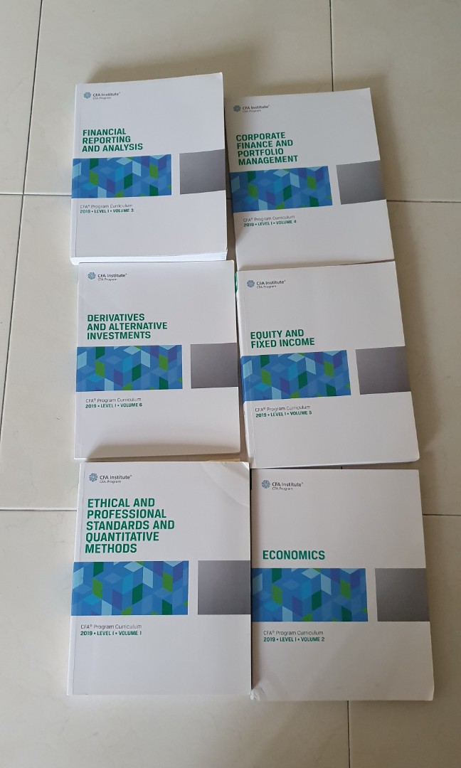 Cfa Program Curriculum 2019 Level 1 / Volumes 1-6 (USED), Hobbies ...