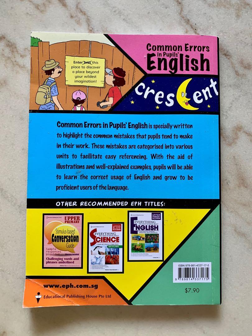 Common errors in English book, Hobbies & Toys, Books & Magazines ...