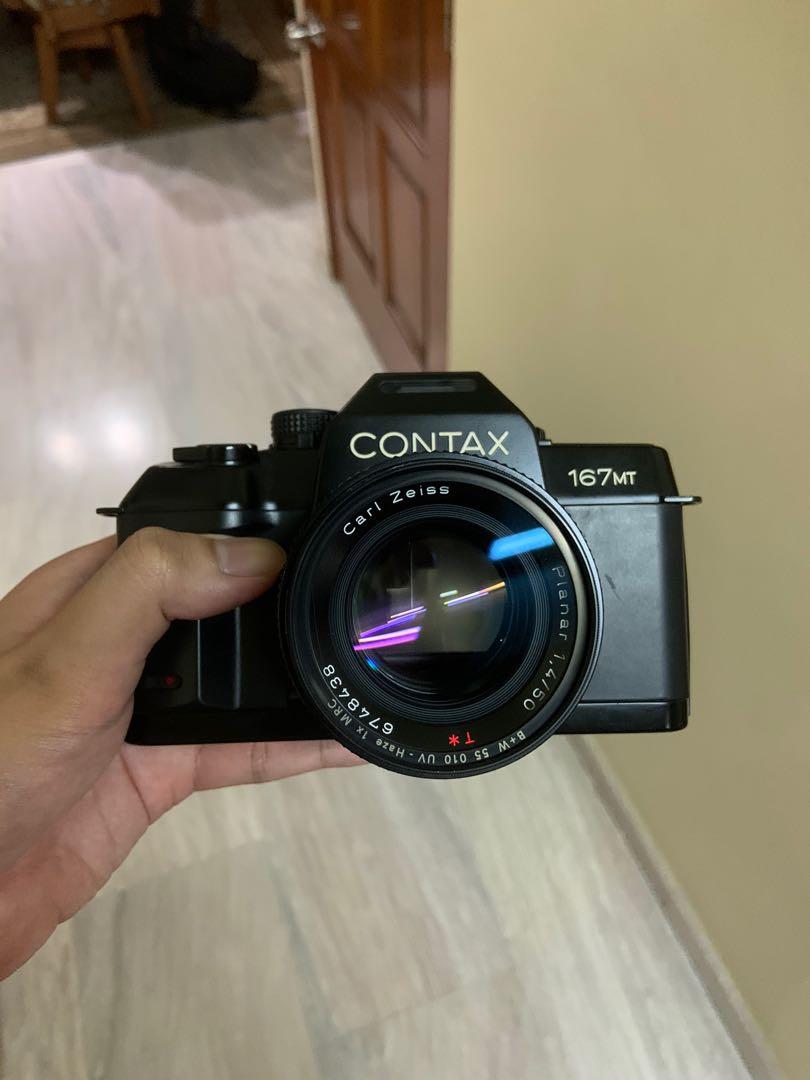 Contax 167MT + Contax 50mm f1.4 AEJ C/Y, Photography, Cameras on Carousell