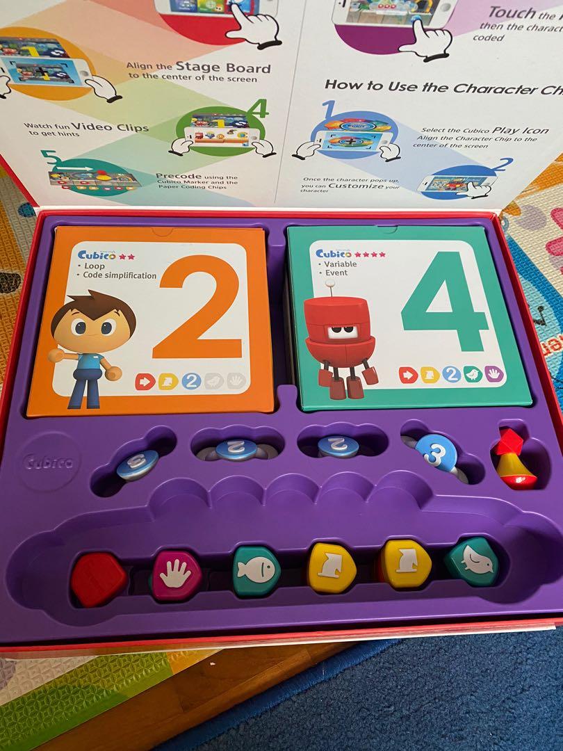 Cubico Kids' Coding, Play and Learning Kit, Hobbies & Toys, Toys ...