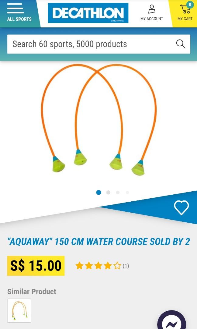 Decathlon Aquaway underwater hoops/tunnel, Sports Equipment, Sports ...