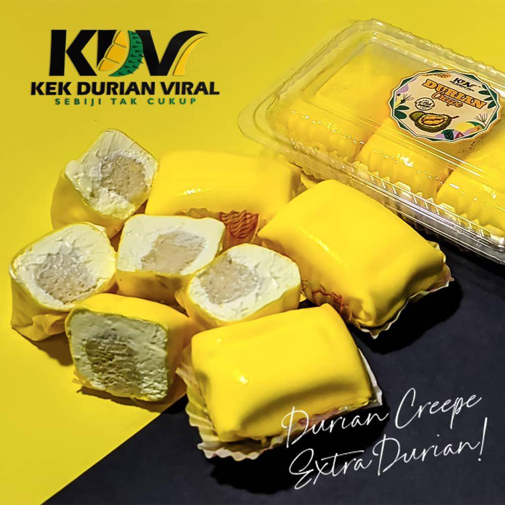Durian Crepe, Food & Drinks, Homemade Bakes on Carousell