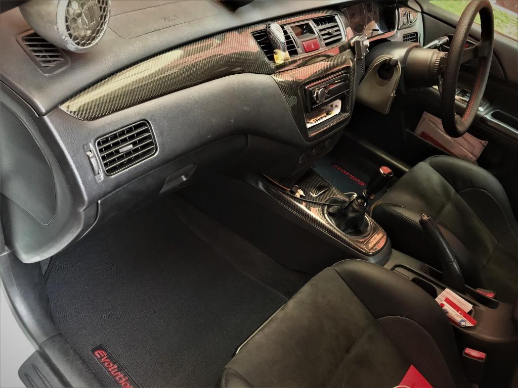 EVOLUTION IX EVO 9 EVO X CUSTOM HAND STITCHED CARPET FLOOR MATS WITH ...