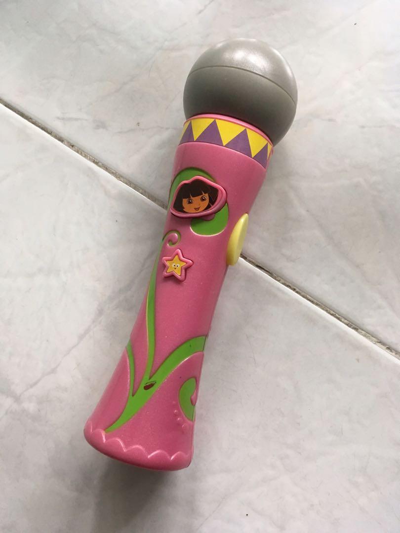 Fisher-Price Dora the Explorer Tunes Microphone, Babies & Kids, Infant ...