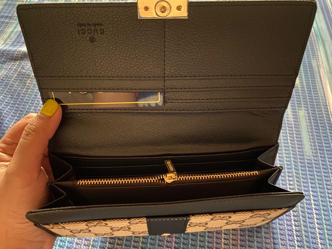 Gucci Long Wallet, Women's Fashion, Bags & Wallets, Wallets & Card ...