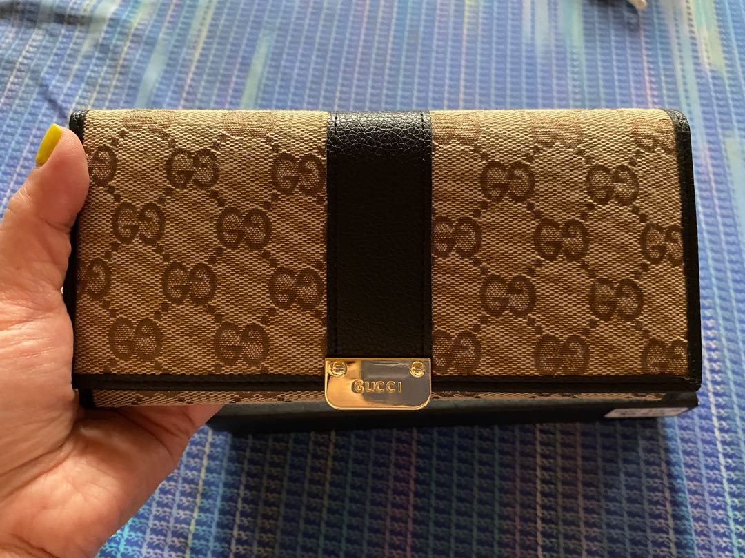 Gucci Long Wallet, Women's Fashion, Bags & Wallets, Wallets & Card ...