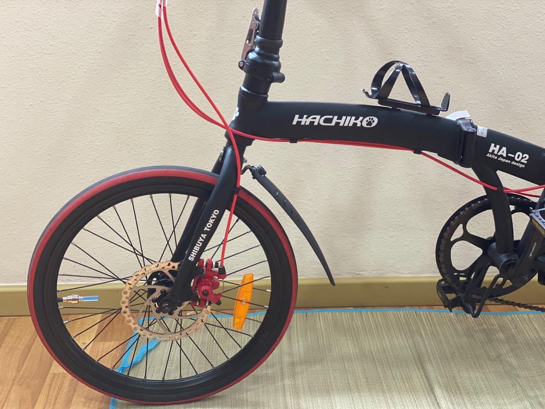 Hachiko HA-02 Foldable Bicycle, 20 Inches, Sports Equipment, Bicycles & Parts, Bicycles on Carousell