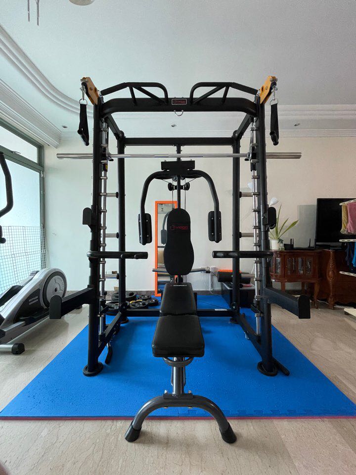 Home Gym (Smith Machine), Sports Equipment, Exercise & Fitness, Cardio ...