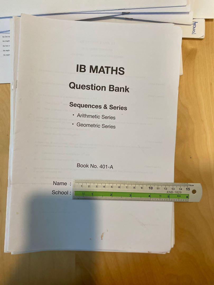 IB maths SL worksheets topical, Hobbies & Toys, Books & Magazines ...