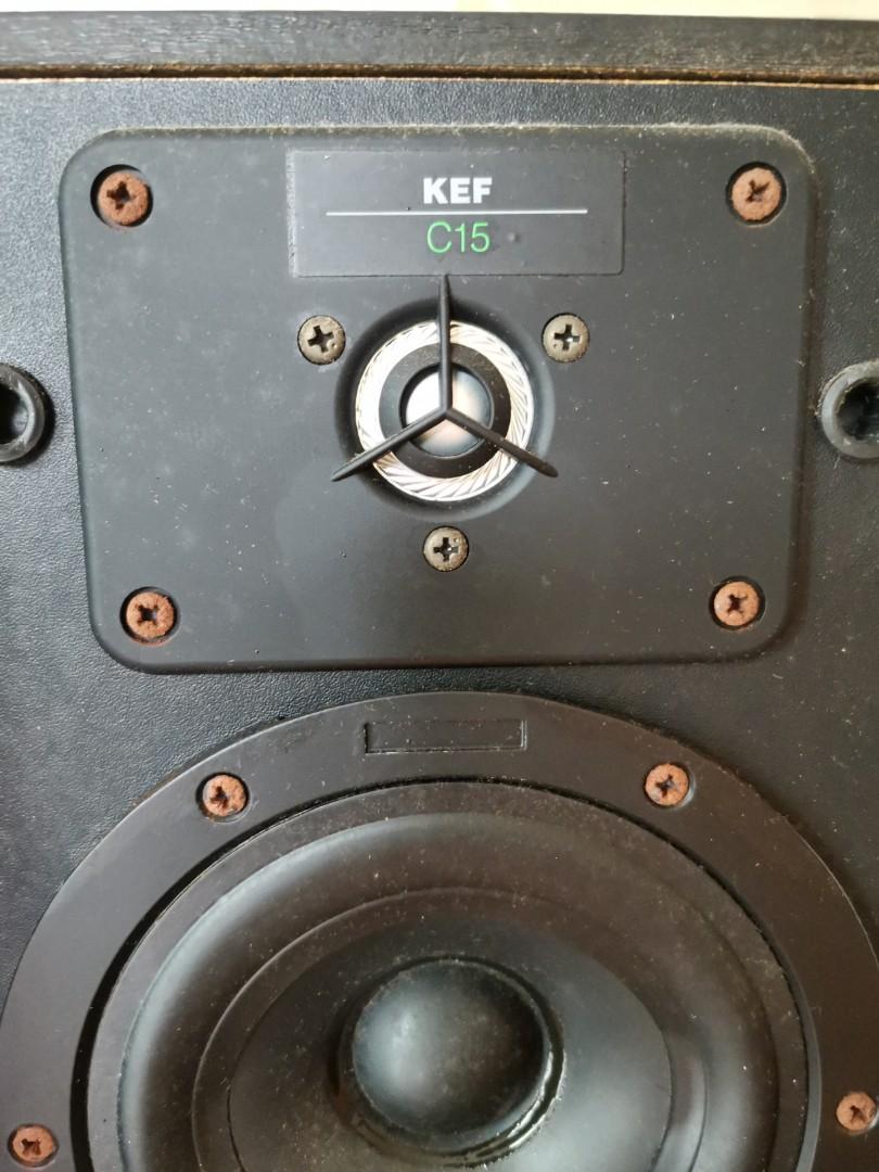 KEF C15 Wood Case Speakers with *Free Pair of JVC Ceramic Speakers*, Audio, Soundbars, Speakers ...