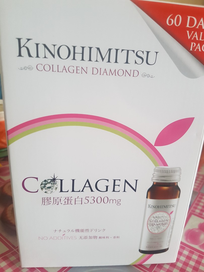 Kinohimitsu Collagen Diamond 32 bottles, Health & Nutrition, Health ...