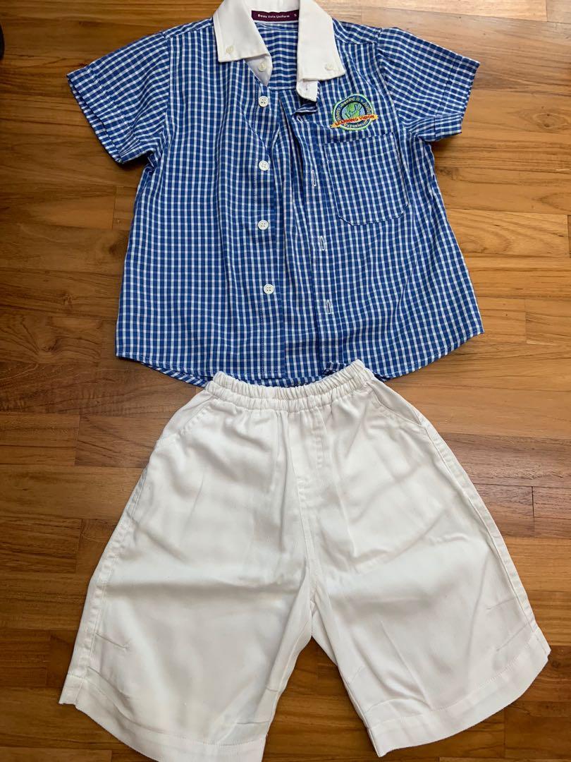 Learning Vision boy’s uniform (S), Babies & Kids, Babies & Kids Fashion ...