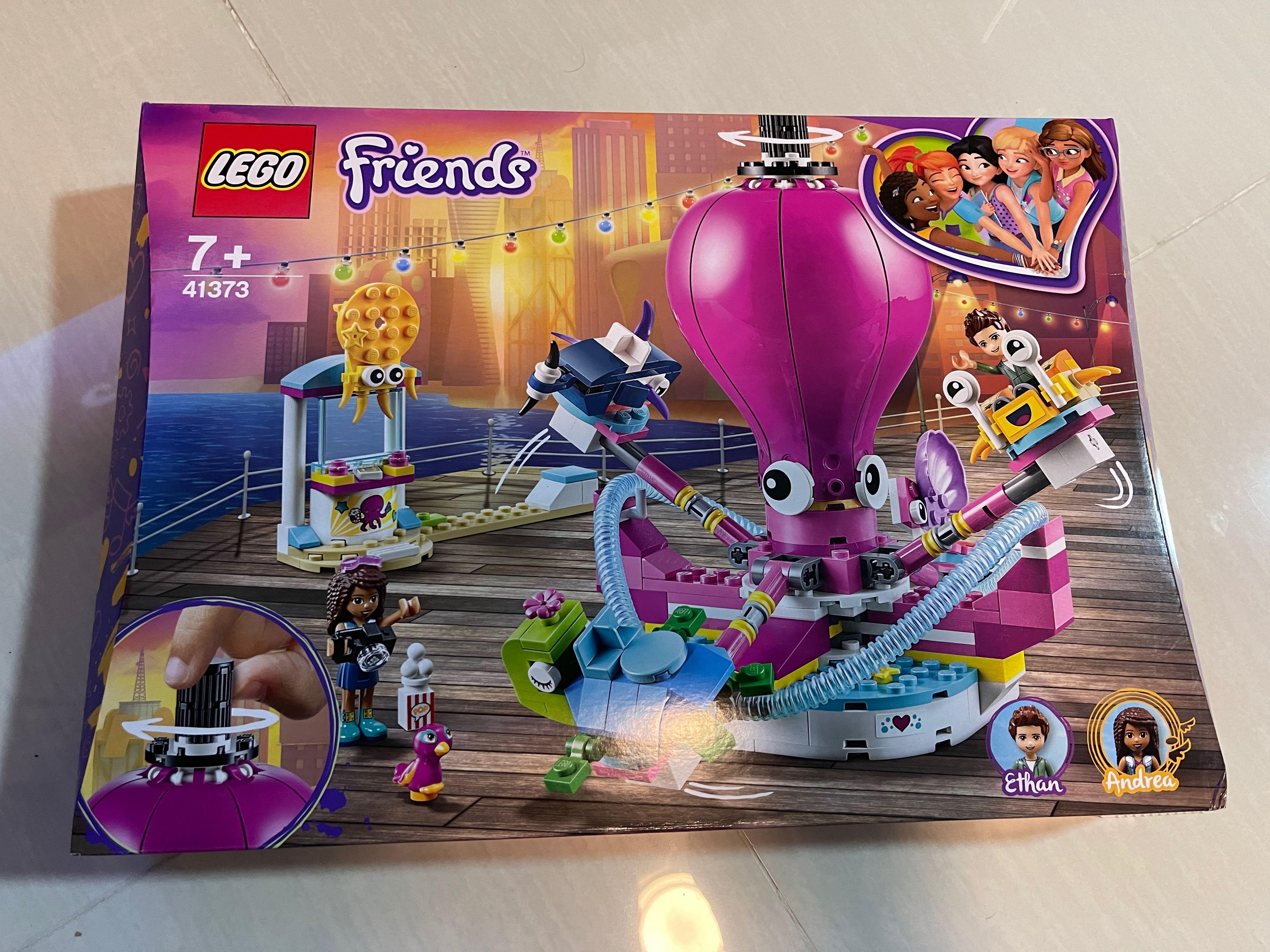LEGO Friends 41373 Funny Octopus Ride Fair, Hobbies & Toys, Toys ...