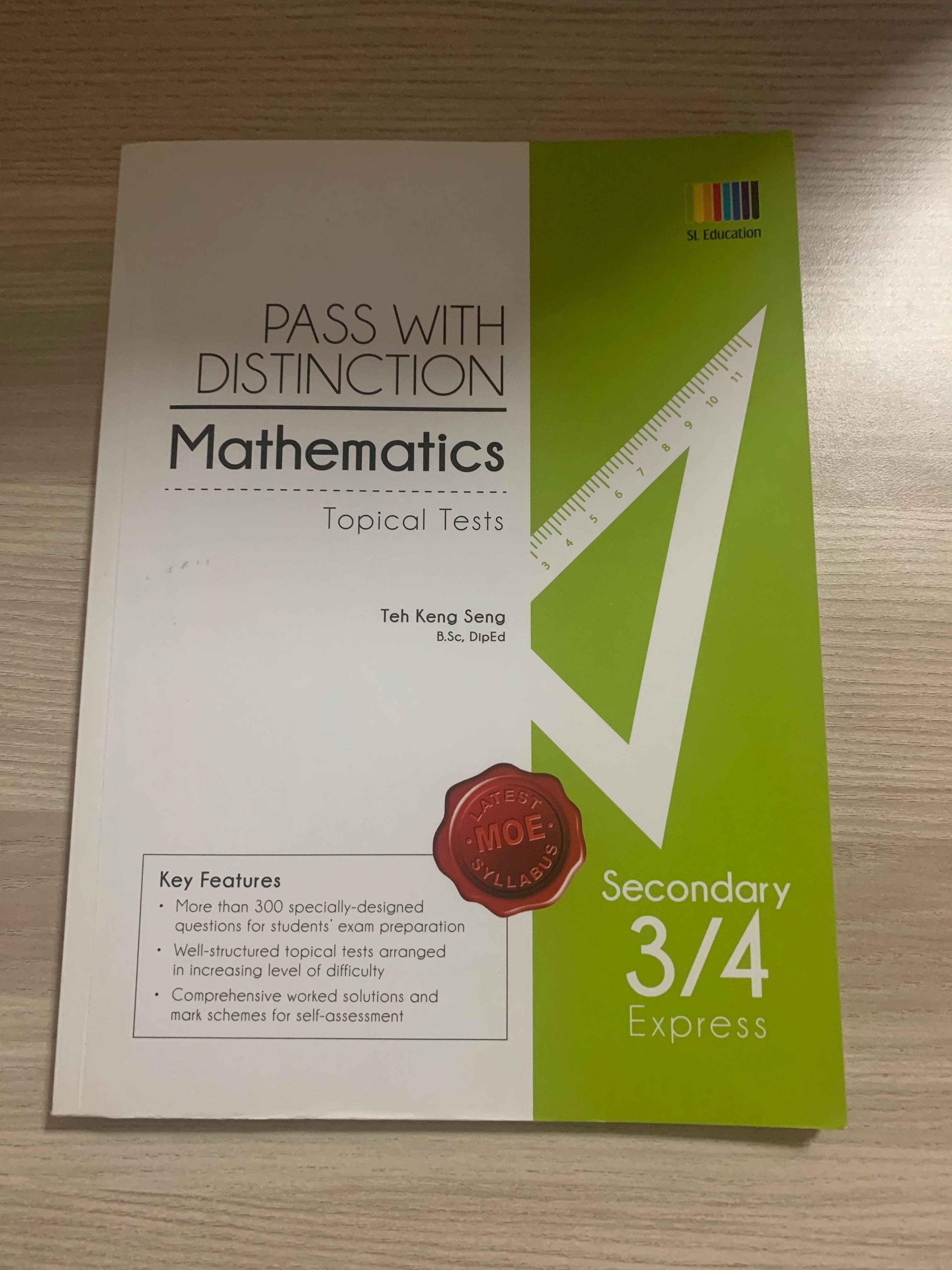Math Pass with Distinction Topica Tests, Hobbies & Toys, Books ...