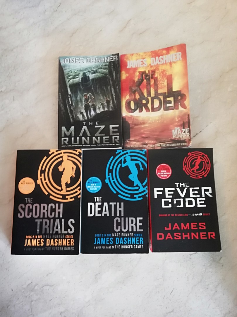 Maze Runner full series, Books & Stationery, Fiction on Carousell