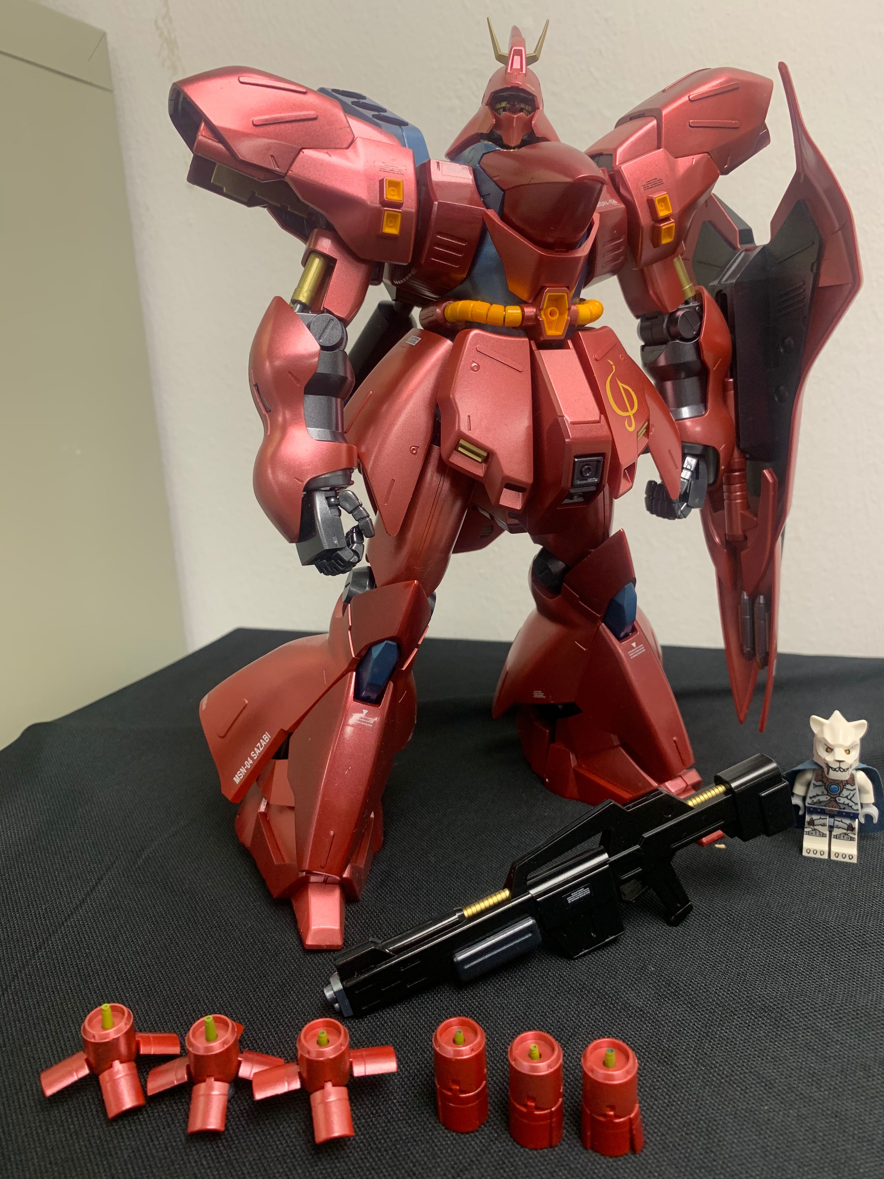 MG Scale 1/100 Special Edition Metallic Sazabi Version 1 Gundam ...