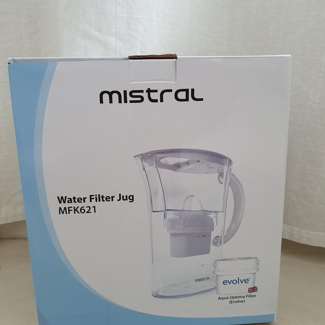 Mistral Water Filter Jug MFK621, Home Appliances, Kitchenware on Carousell
