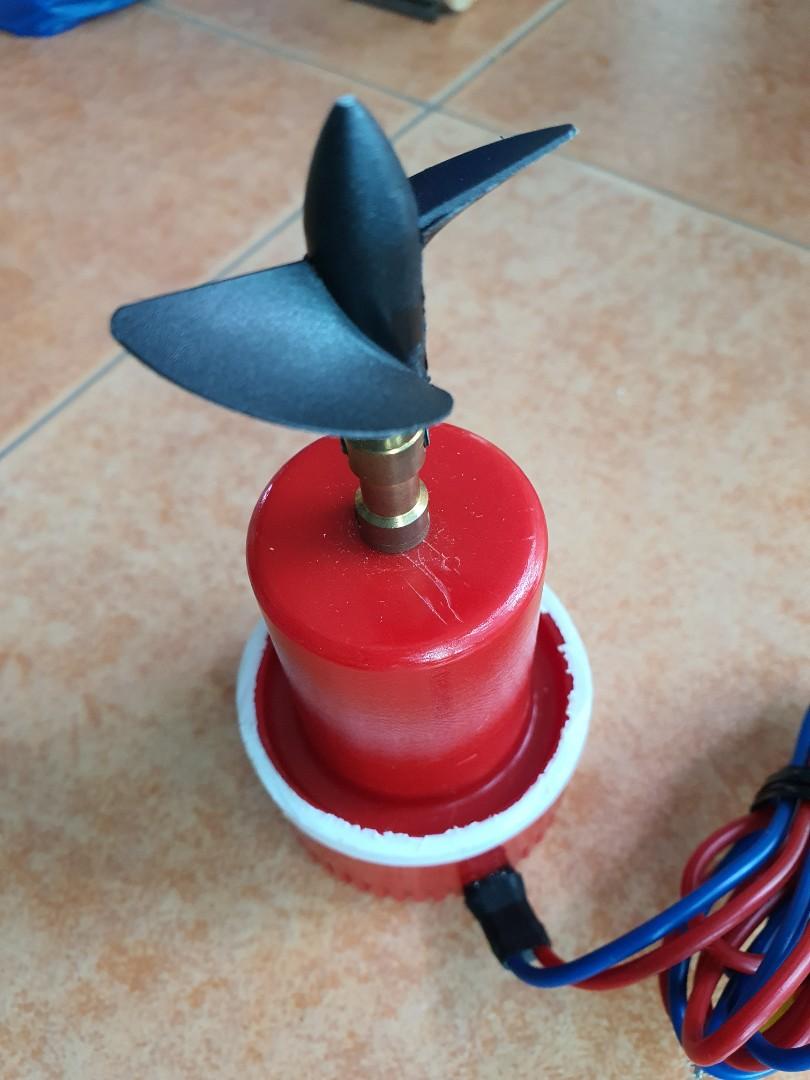 Modified bilge pump for RC boat / submarine / ROV, Sports Equipment ...
