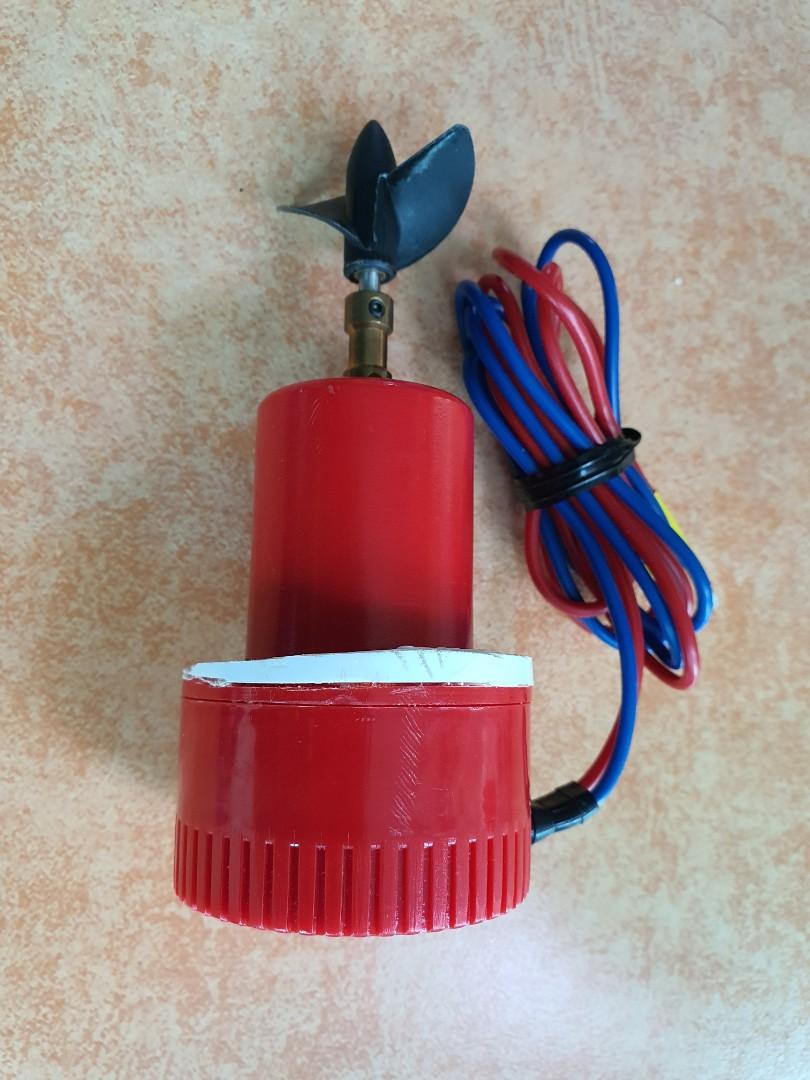 Modified bilge pump for RC boat / submarine / ROV, Sports Equipment ...