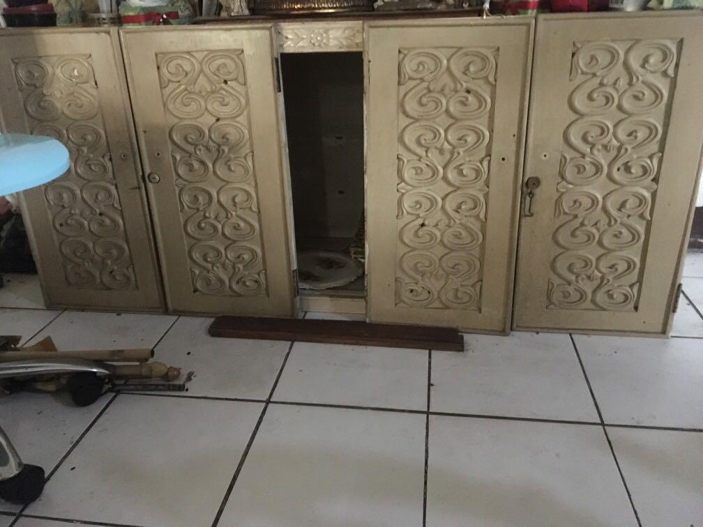 Narra solid Buffet table with curvings, Furniture & Home Living ...