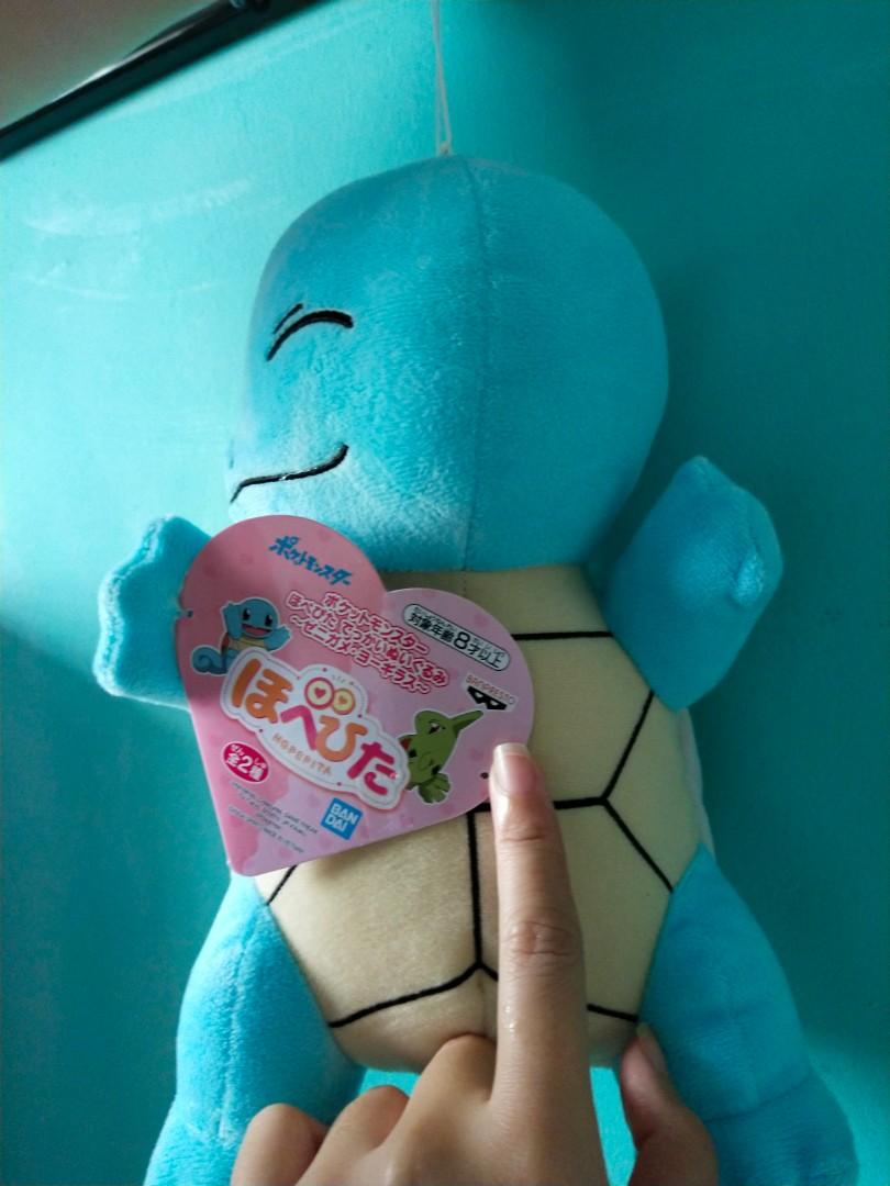 Official/license/authentic tag Pokemon first generation blue Squirtle ...