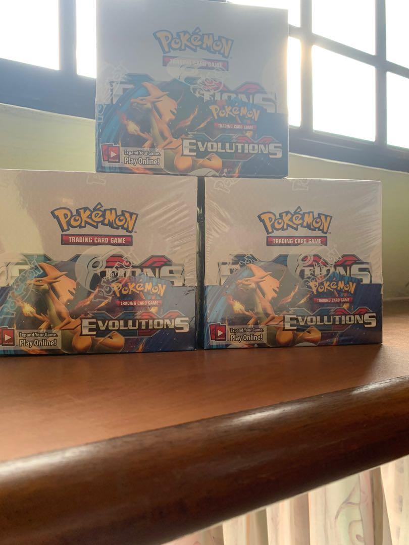 Pokemon TCG Evolutions booster box, Toys & Games, Board Games & Cards ...
