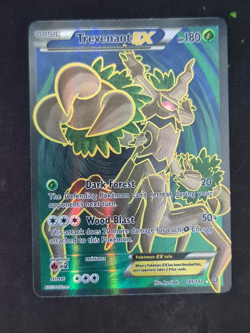 Pokemon Trevenant EX Full Art, Hobbies & Toys, Toys & Games on Carousell