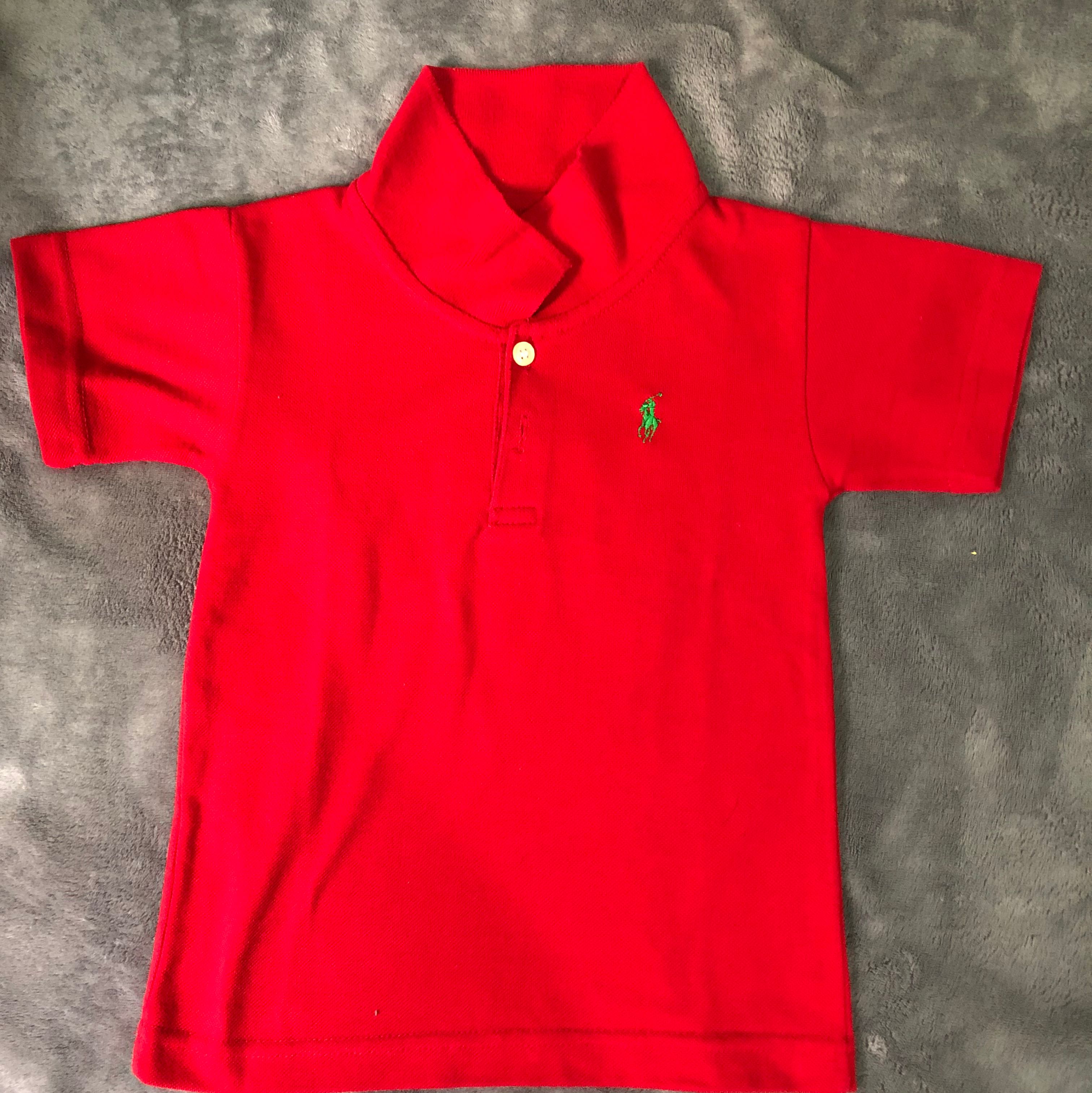 Polo Red Shirt, Babies & Kids, Babies & Kids Fashion on Carousell