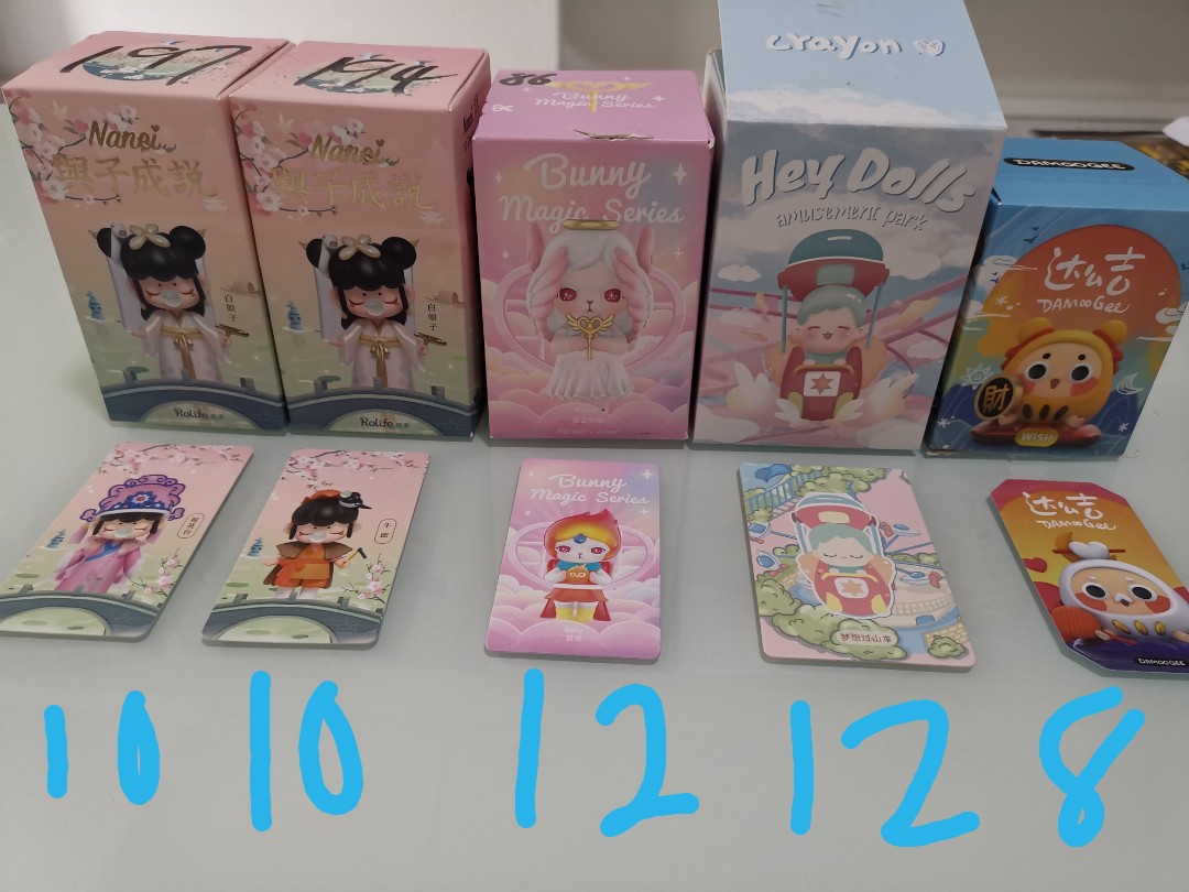 Popmart blind box, Hobbies & Toys, Toys & Games on Carousell