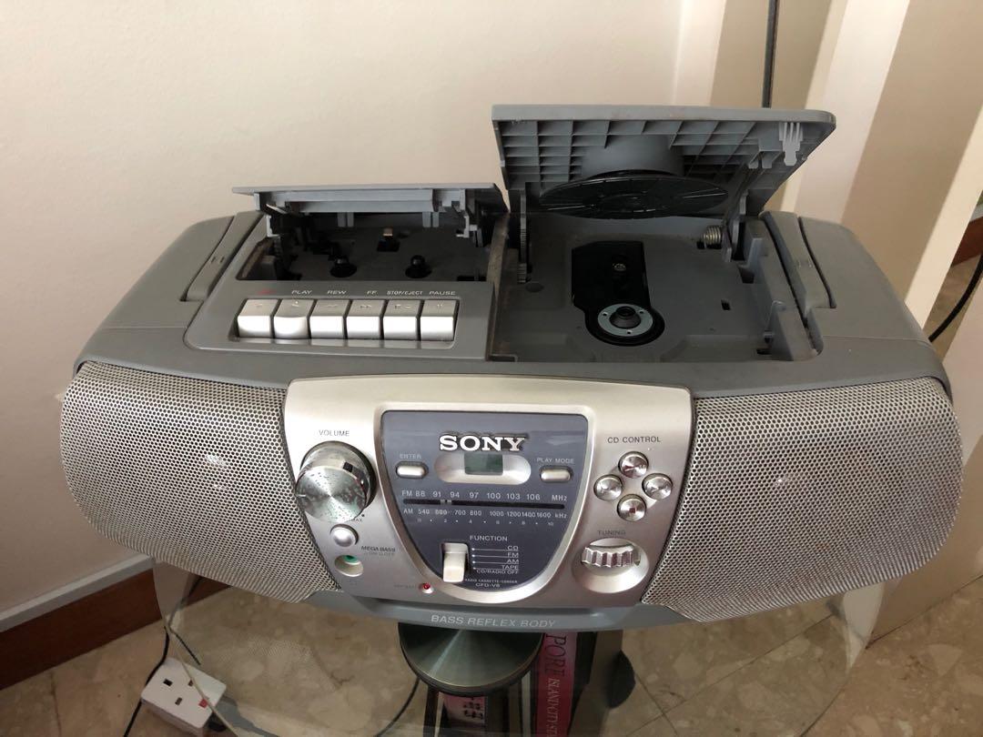 Sony Radio + CD + Cassette Player, Audio, Portable Music Players on ...