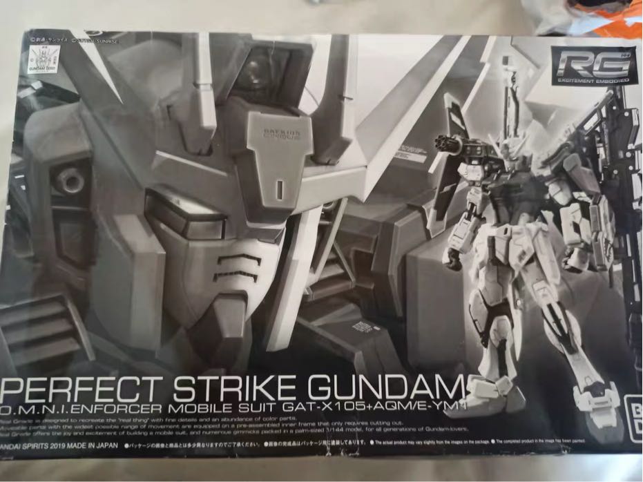 RG Perfect Strike Gundam 1/144 P Bandai Exclusive, Toys & Games, Bricks ...