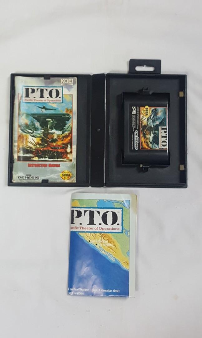 Sega Genesis Pacific Theater Of Operations P.T.O., Hobbies & Toys, Toys ...
