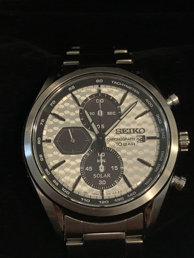 Seiko solar chronograph SSC769P1, Men's Fashion, Watches & Accessories ...
